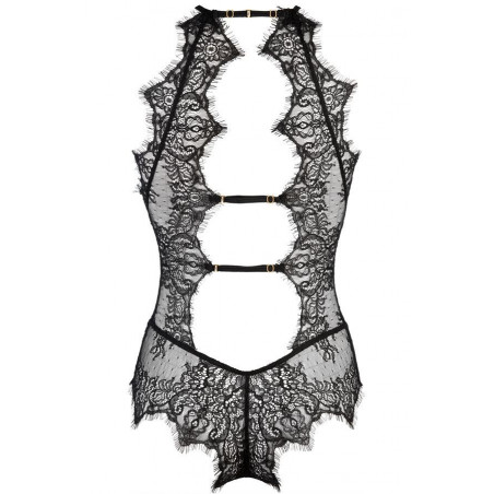 Axami Body V-9490 – Body noir en dentelle sensuel et ajustable | Joli(e ...