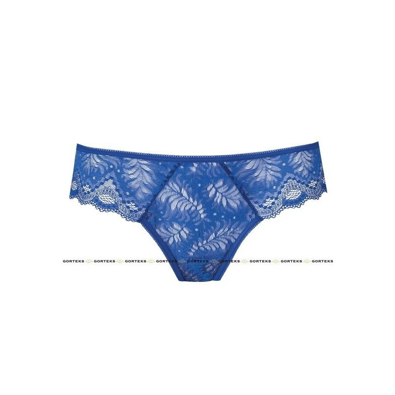 Lingerie féminine : string bleu femme Azzurro - Gorteks Lingerie